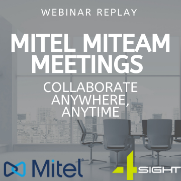 Webinar Replay - Mitel MiTeam Meetings